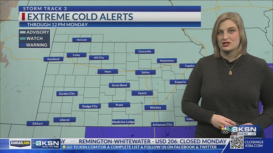 Storm Track 3 forecast: Sub-zero temps tonight, cold weather alerts in ...