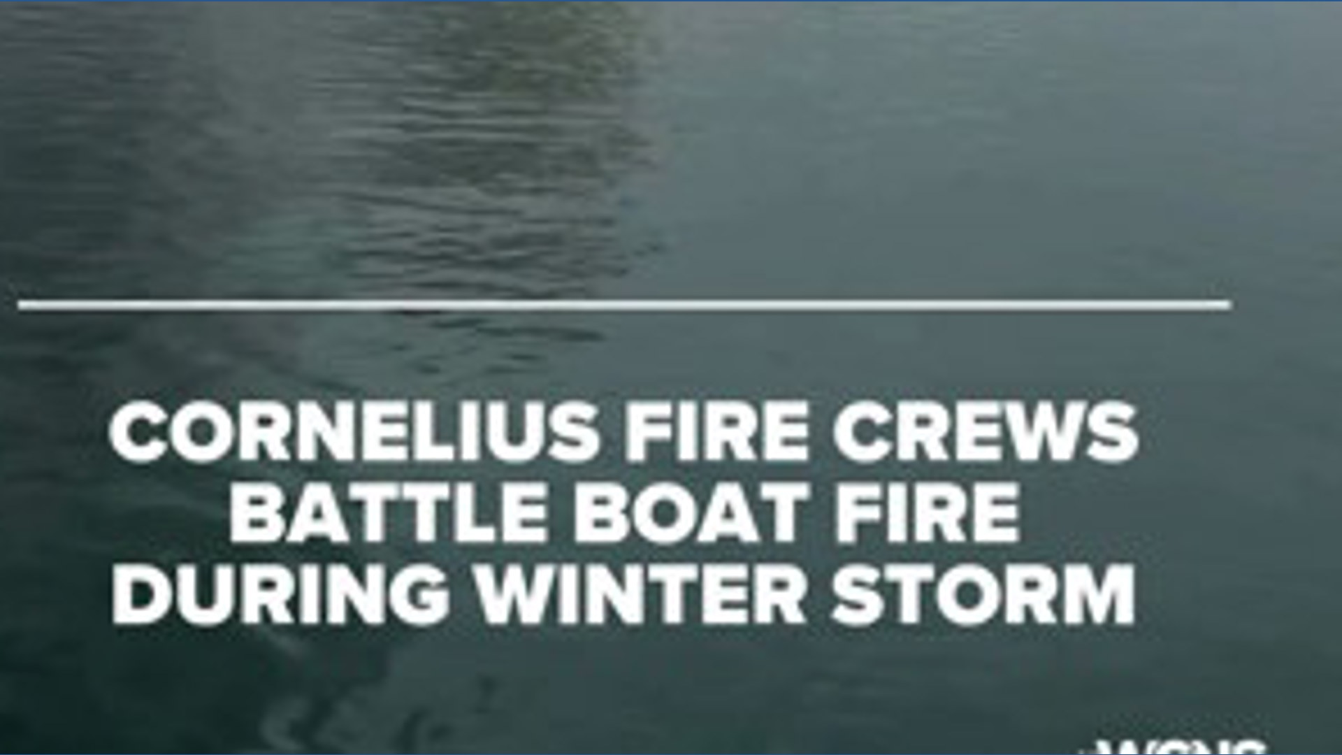 Boat fire in Cornelius