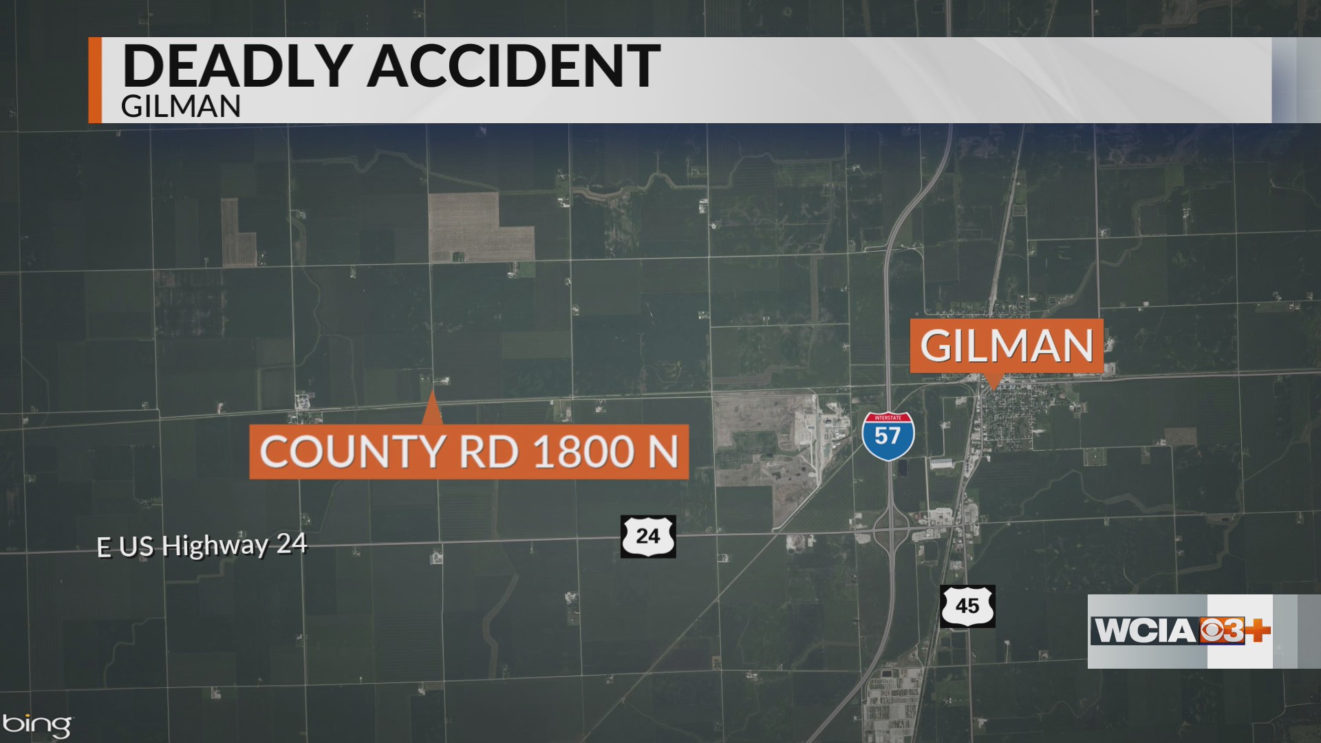 Man killed in Iroquois Co. crash over the weekend