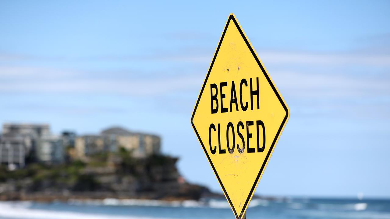 Beaches closed after shark sightings