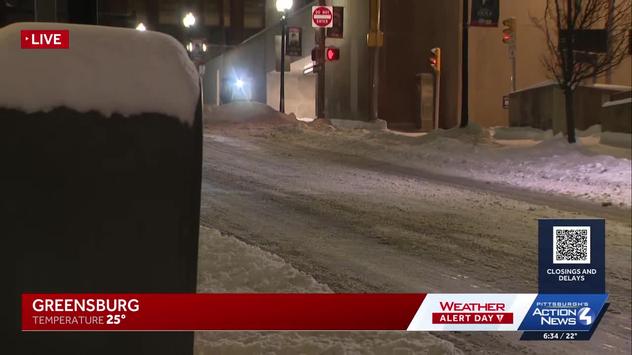 Snowstorm hits western Pennsylvania: See conditions in Greensburg