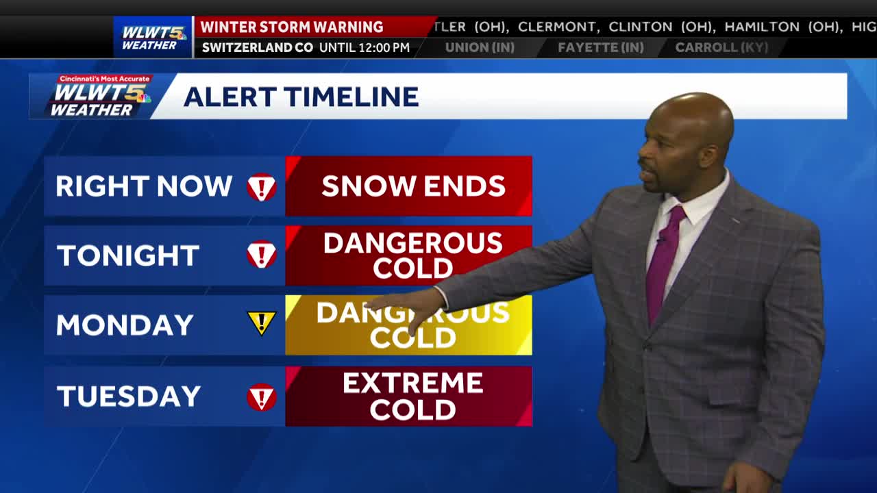 What's next? Winter storm starts to move out, leaving dangerous cold