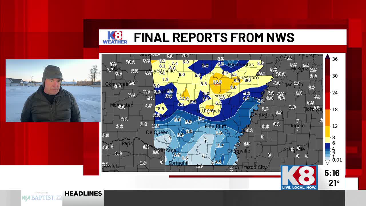 First alert: Winter storm brings sleet, snow, brutal cold to Region 8