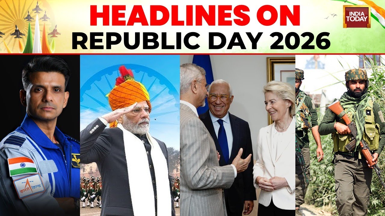 India celebrates 77th Republic Day | EU chief Polish PM in India ...
