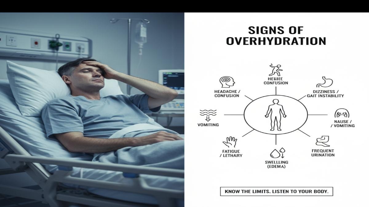 Are you drinking too much water? 7 signs of overhydration to watch