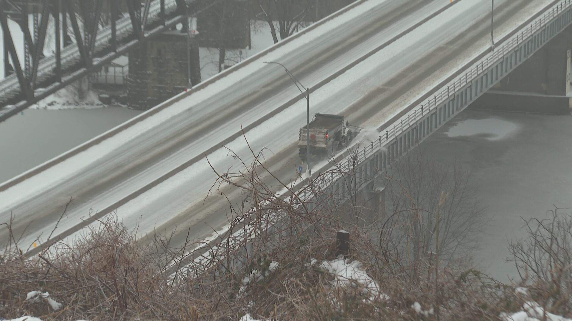 Winter storm brings hazardous road conditions as crews work around the ...