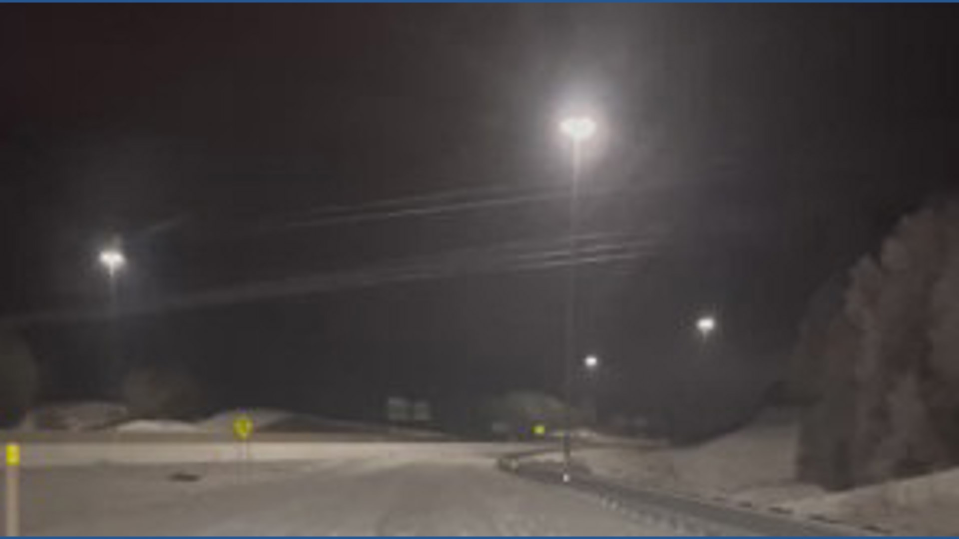 Road conditions on I-65 south ramp to Glendale, Kentucky