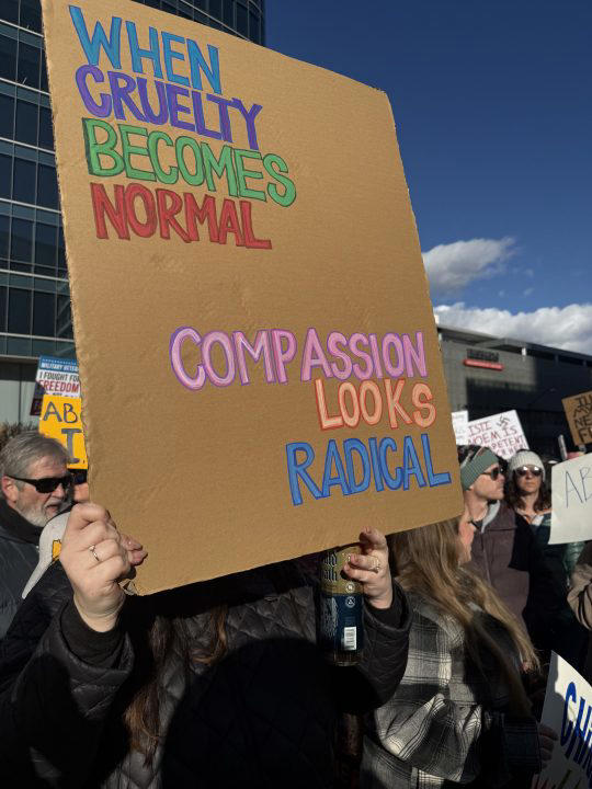 Watch: People march in Salt Lake City to protest ICE after man was ...