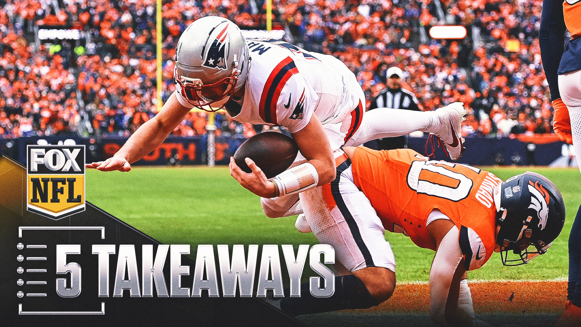 4 takeaways from the Patriots' win over the Broncos