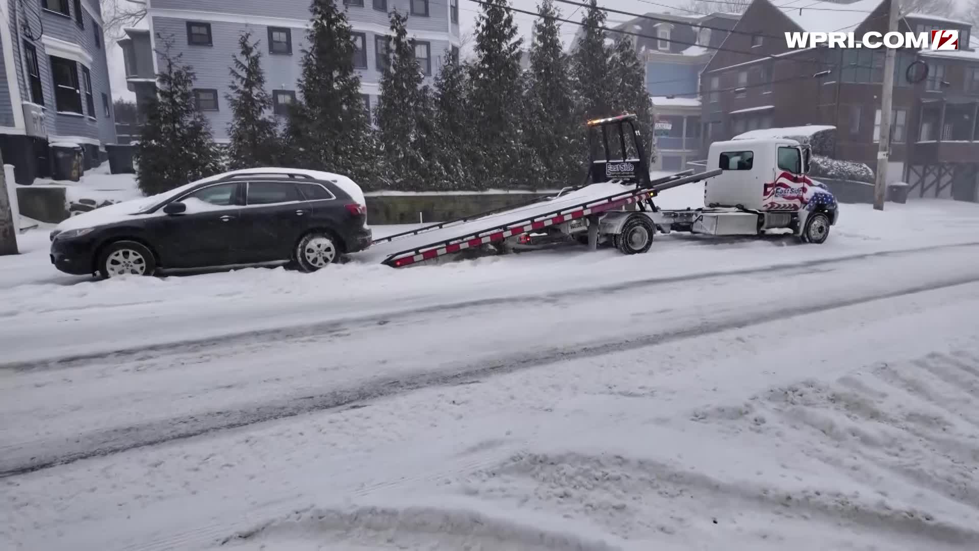 12 News Now: Snowstorm update from Providence, Sunday 4:00 pm