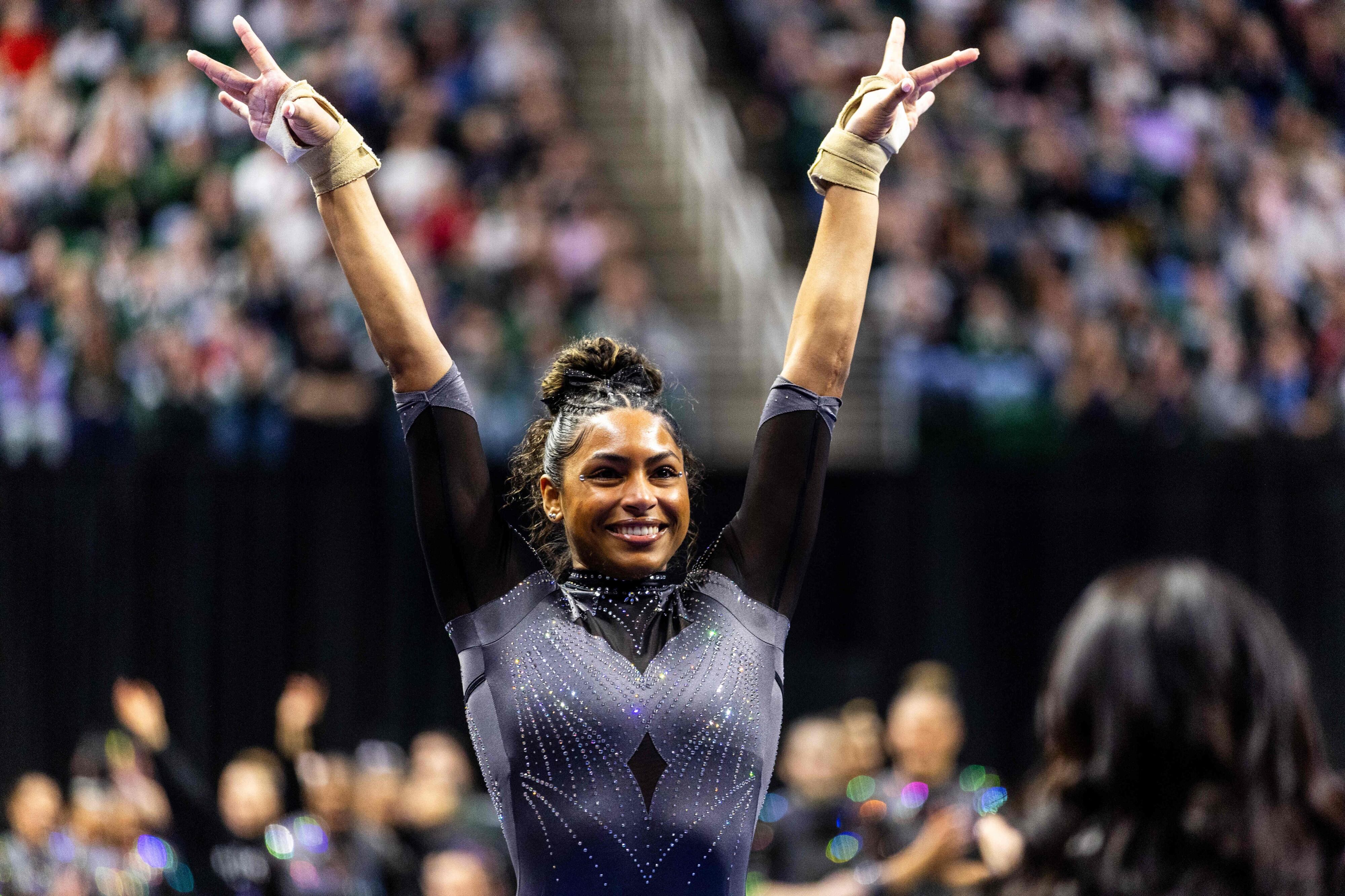 MSU gymnastics breaks program attendance record in second-ever meet ...