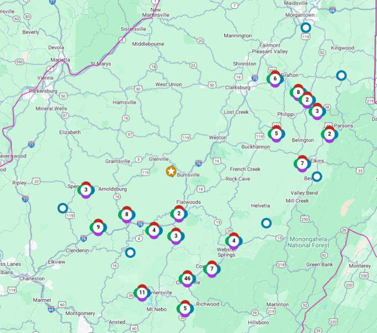 Nearly 5,000 in West Virginia without power as temperatures drop