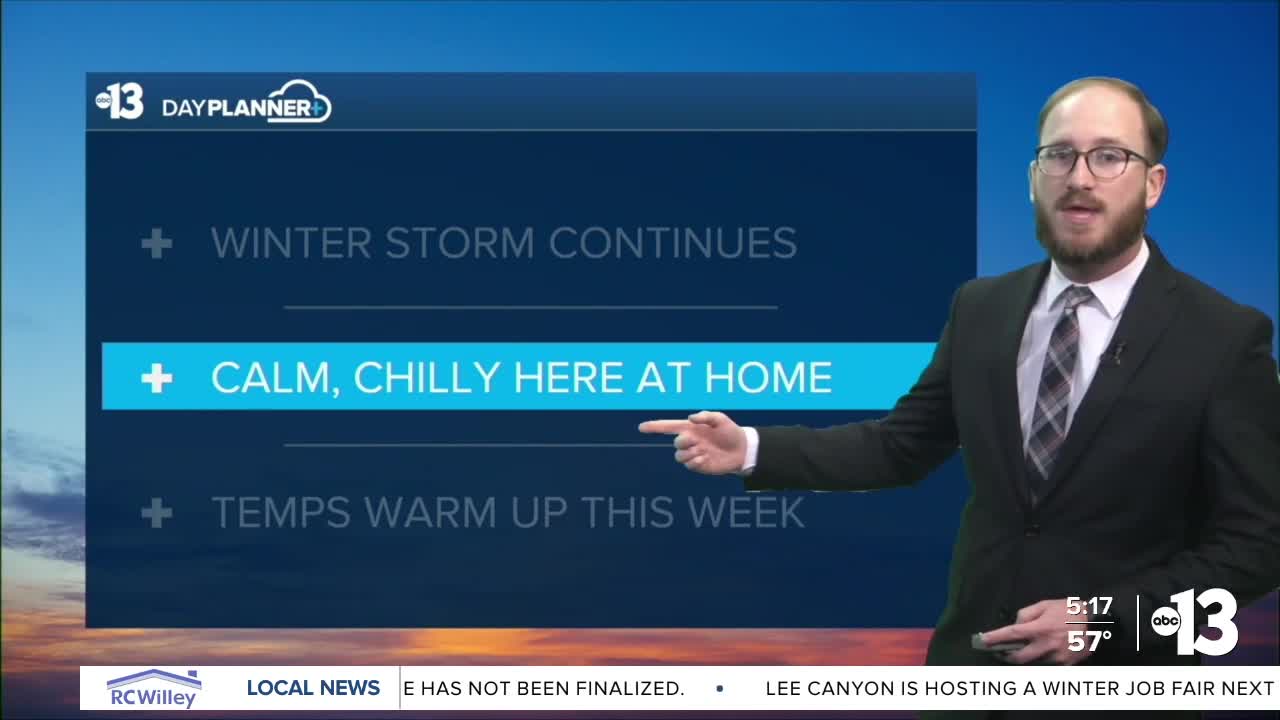 Guy's forecast: Another chilly Las Vegas night ahead, temps warm up ...