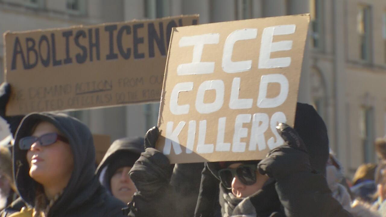 Hundreds protest in Iowa City after Alex Pretti’s killing by Border ...