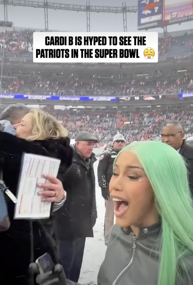 Cardi B celebrates boyfriend Stefon Diggs’ Super Bowl berth as Patriots ...