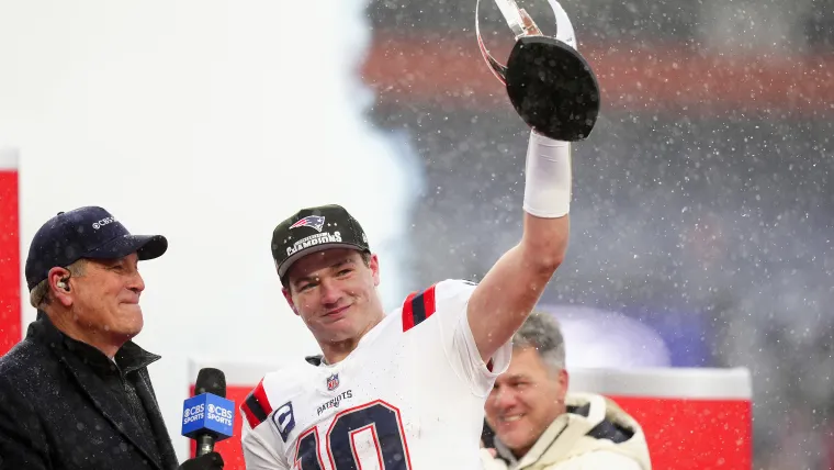 How Drake Maye called his own number to seal the Patriots' AFC ...