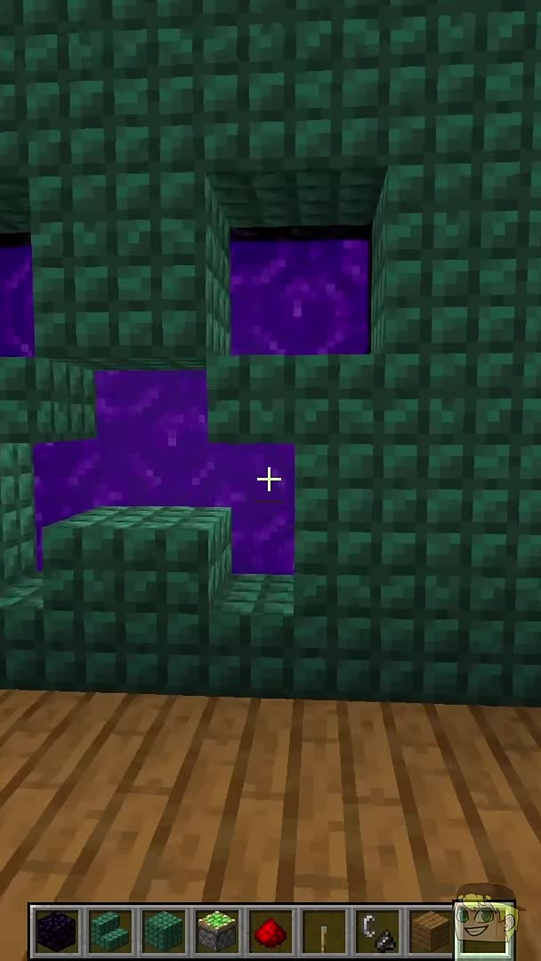 How to create a creeper portal in Minecraft