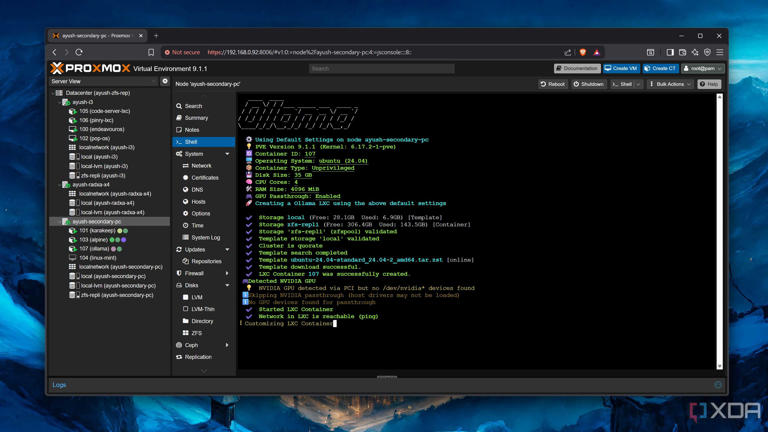 I love Proxmox community scripts, but a single command executes 8 ...