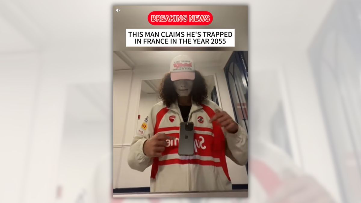 Spoiler alert: Masked man is not time traveler 'stuck in 2055'