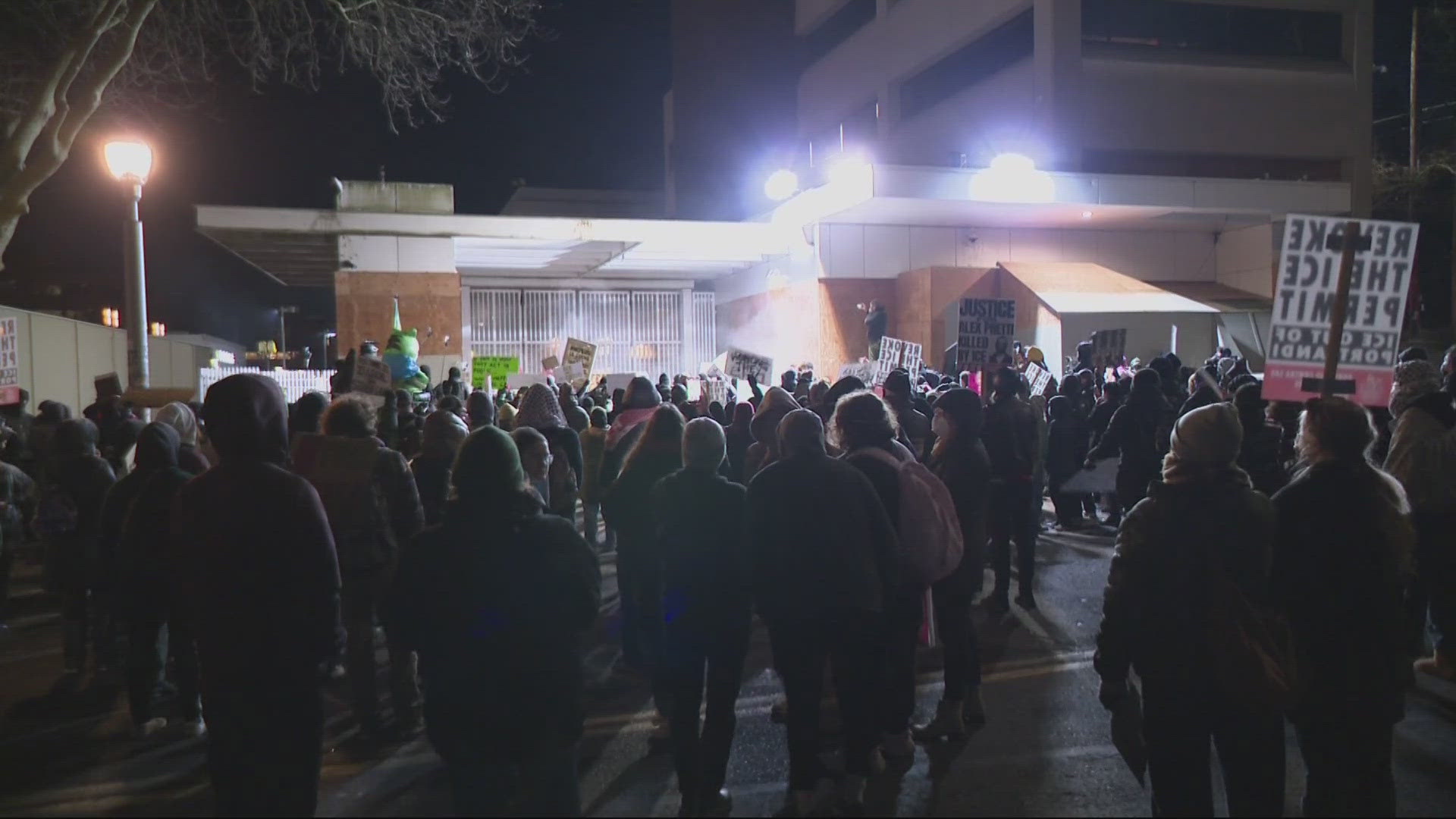 Portland police arrest 4 at ICE protest after deadly Minneapolis shooting