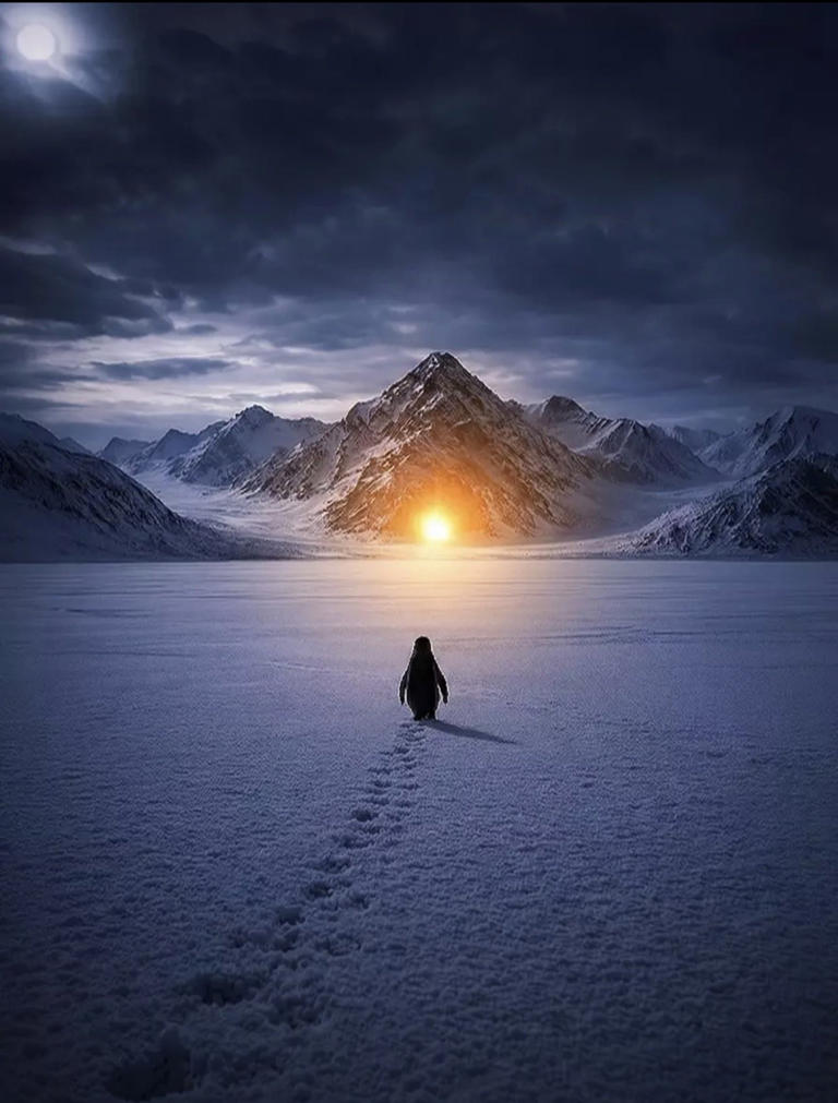 The nihilist penguin: How a bird's lonely march captured mood of a ...