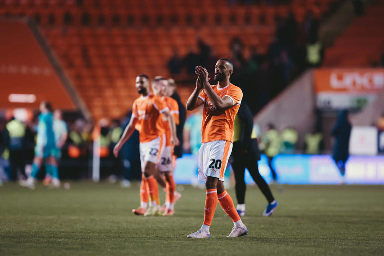 Update issued on defender ahead of Blackpool's meeting with Luton Town
