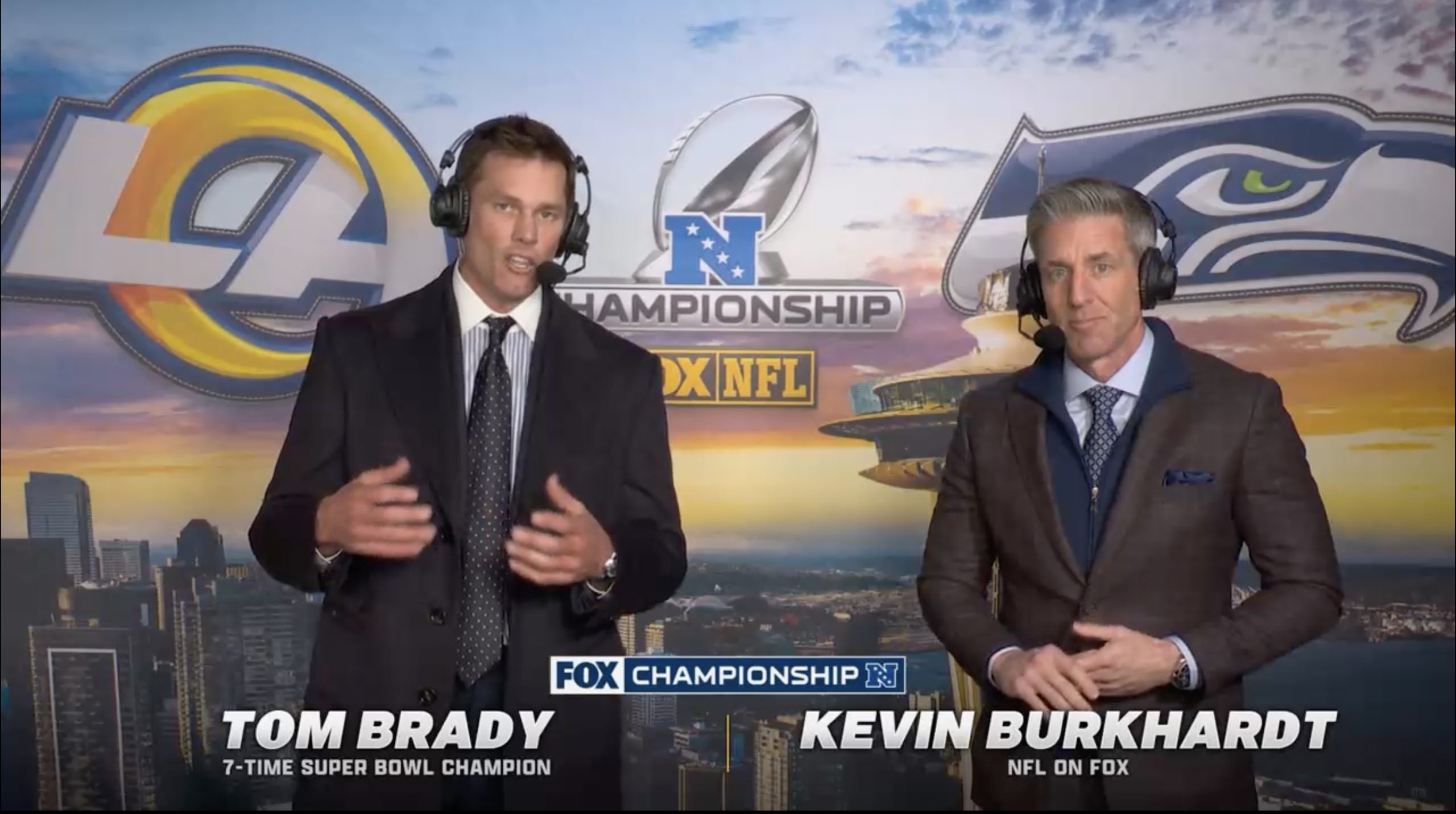 Fox viewers praise Kevin Burkhardt, Tom Brady