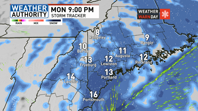 Lighter snow today / final round expected to move through tonight