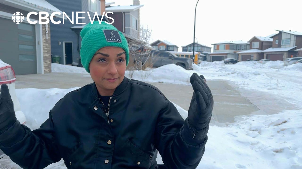 Some Edmonton residents are blaming the city for blocked sidewalks