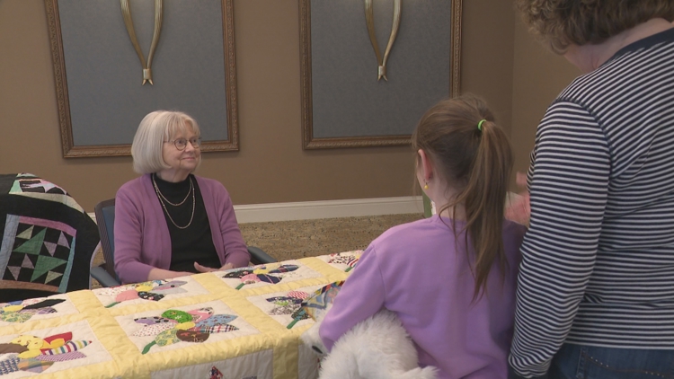 West Des Moines senior citizens share pieces stitched with history at ...