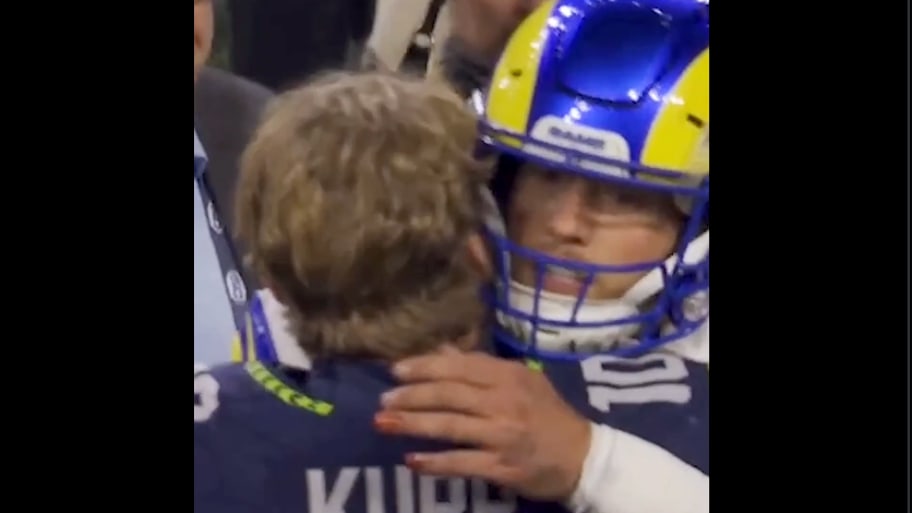 Cooper Kupp shared sweetest moment with Matthew Stafford after Seahawks ...