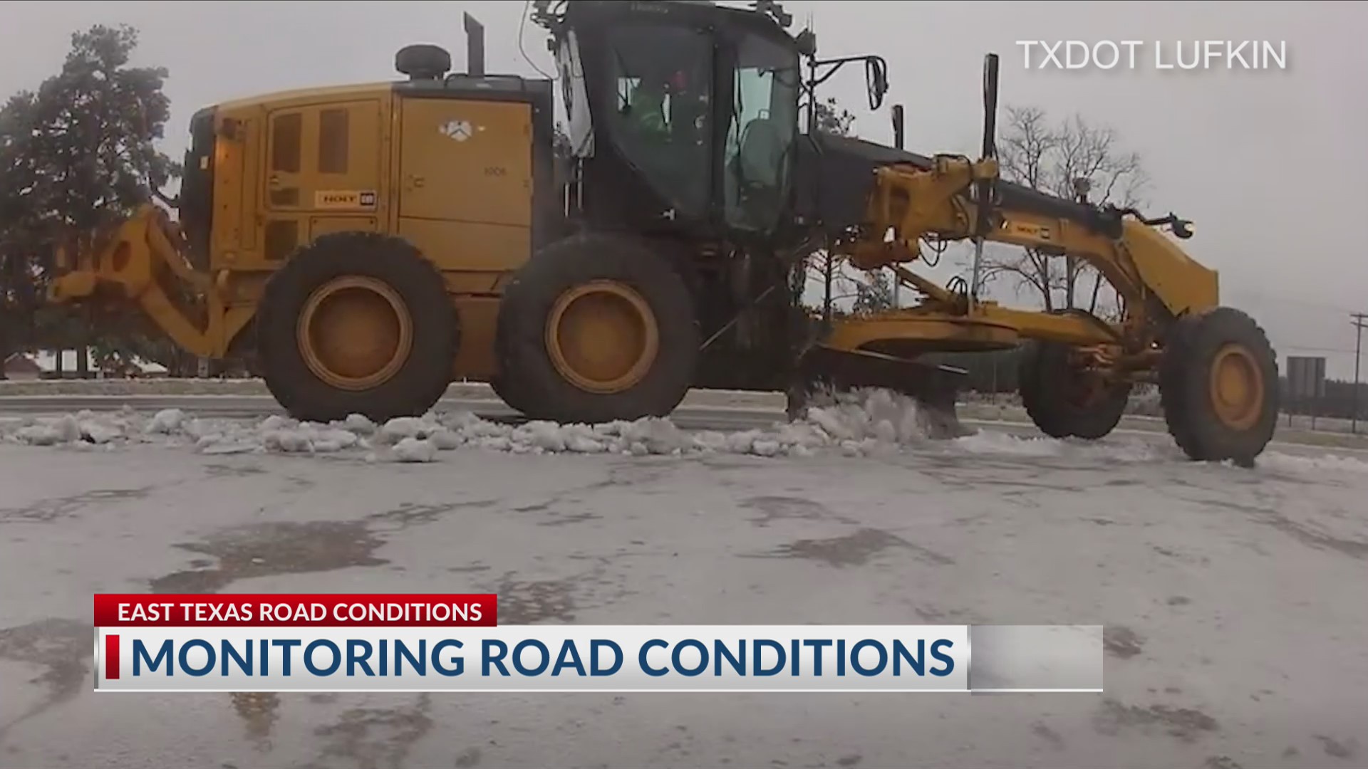 East Texas road conditions may worsen over night amid winter weather