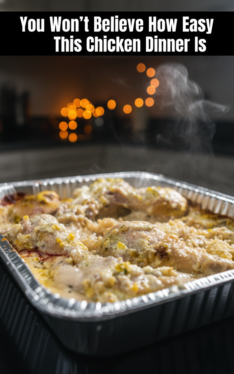 Easy chicken dinner – you won’t believe how simple it is