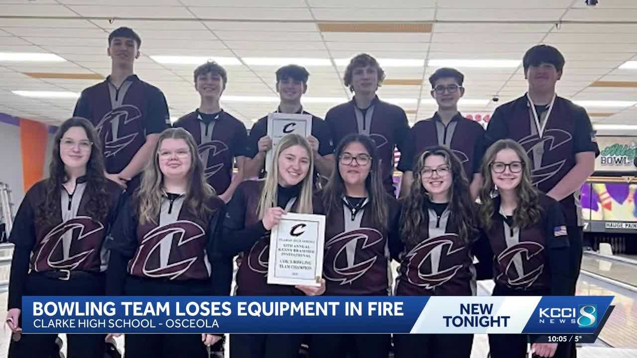 Clarke High School bowling programs hit hard by fire at Osceola facility