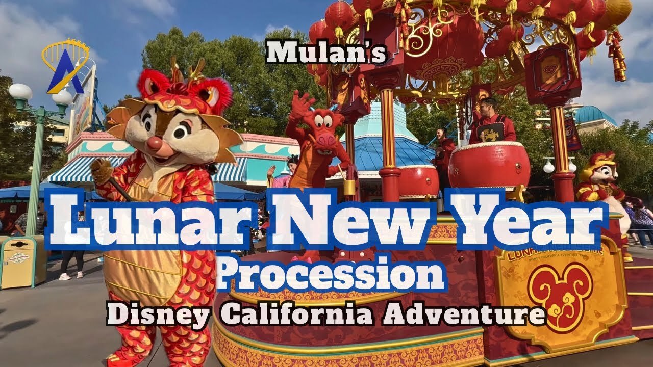 Mulan's Lunar New Year processional 2026 - Disney California Adventure