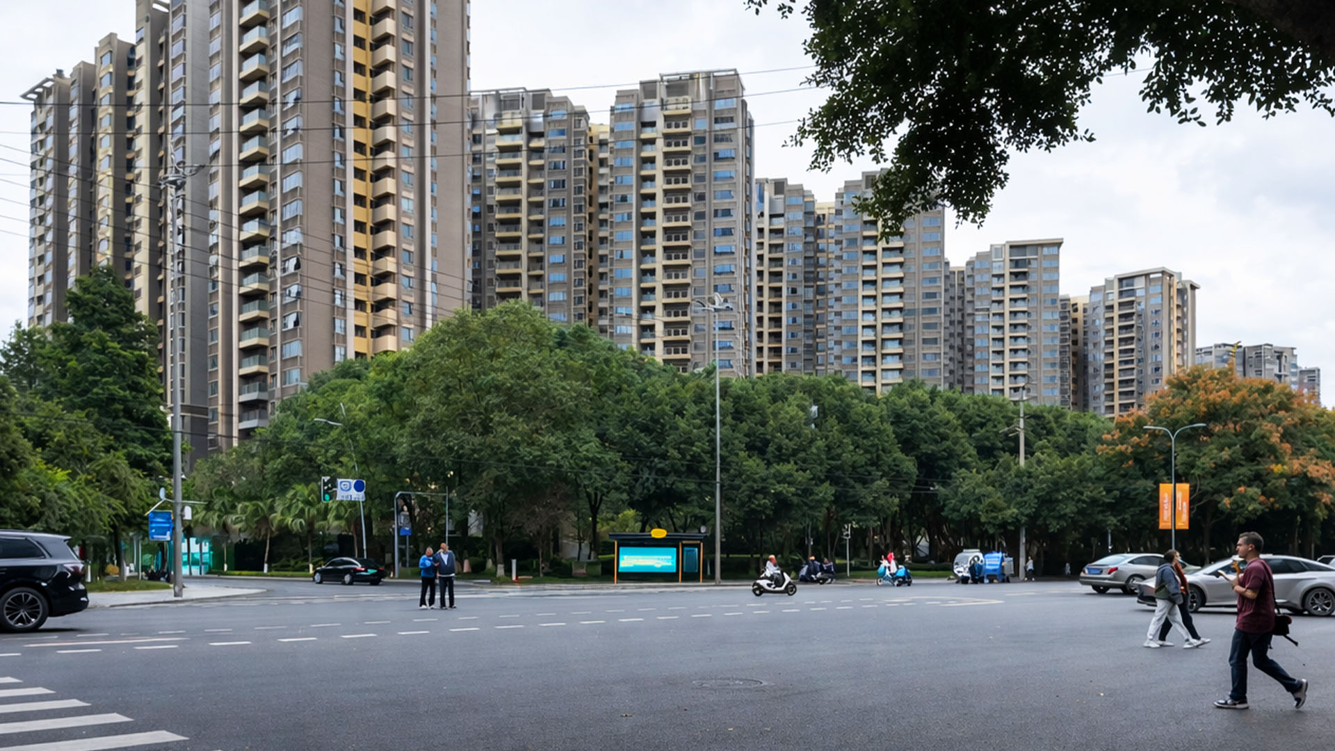 Chengdu’s towers stand among trees