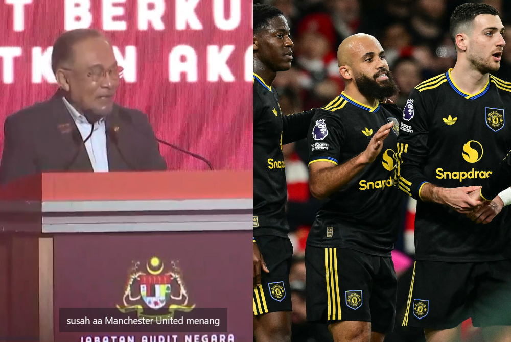 Grandkids 0, atuk 1: PM Anwar savours Man Utd victory over Arsenal ...