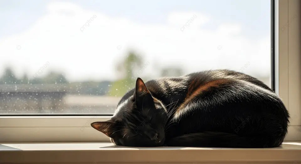 Un gatto nero veglia ogni notte una donna e scompare il giorno della ...