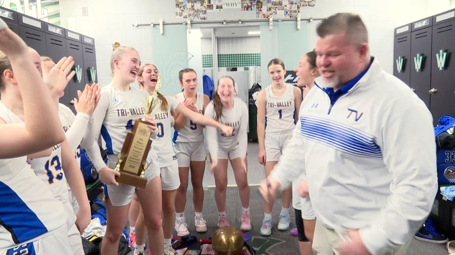 “We’re not done.” Tremont boys, Tri-Valley girls celebrate HOIC ...