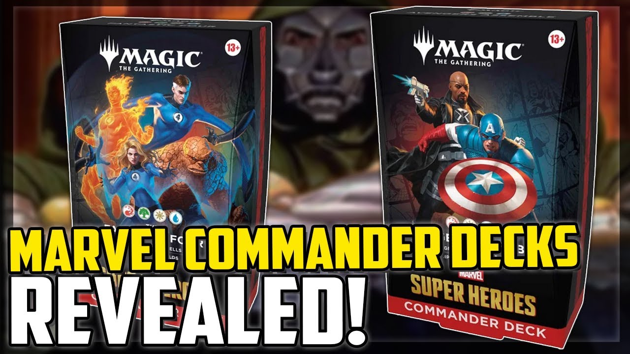 Marvel enters Commander with four new preconstructed decks