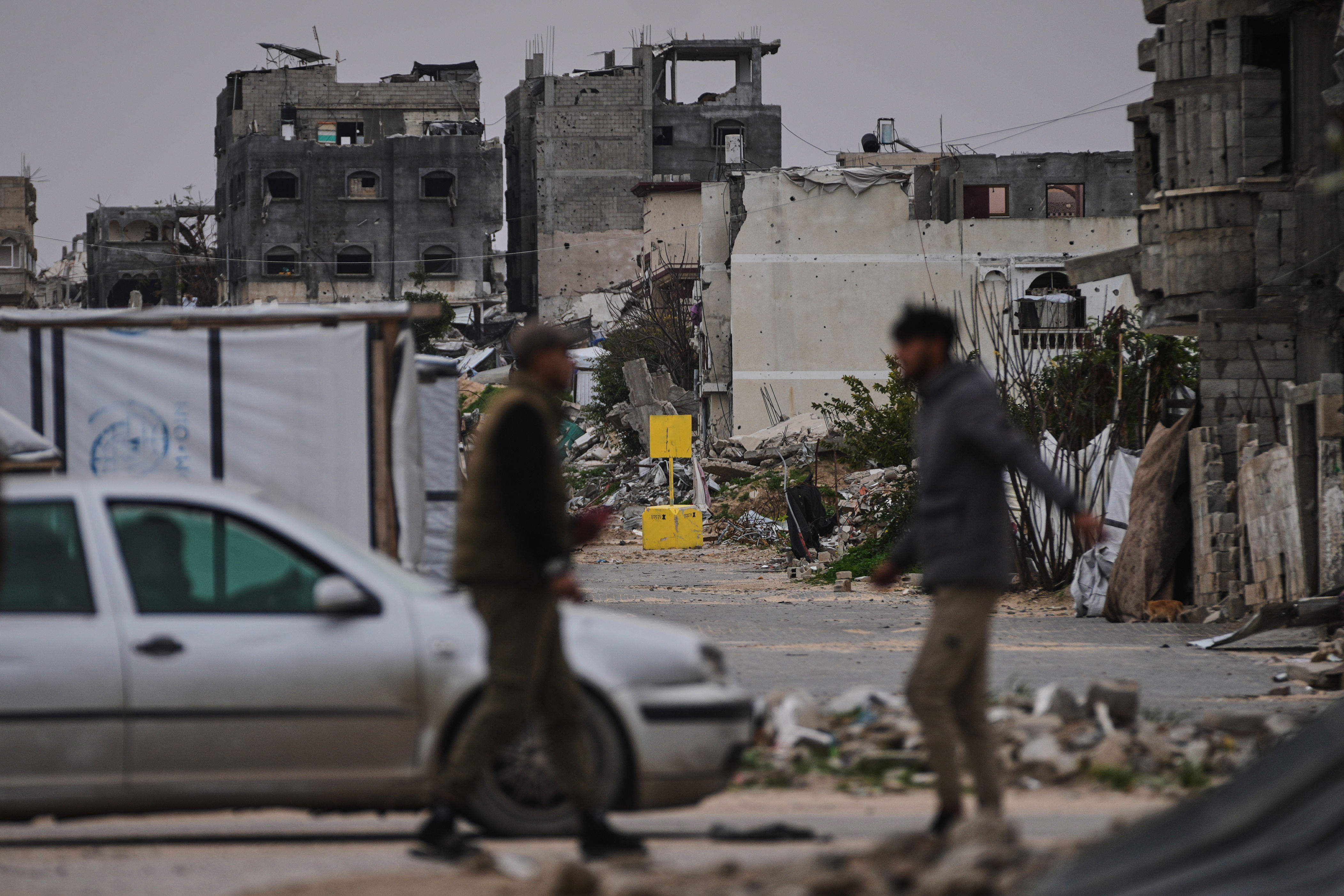 'Yellow line', the de facto Israeli buffer zone shaping life in Gaza