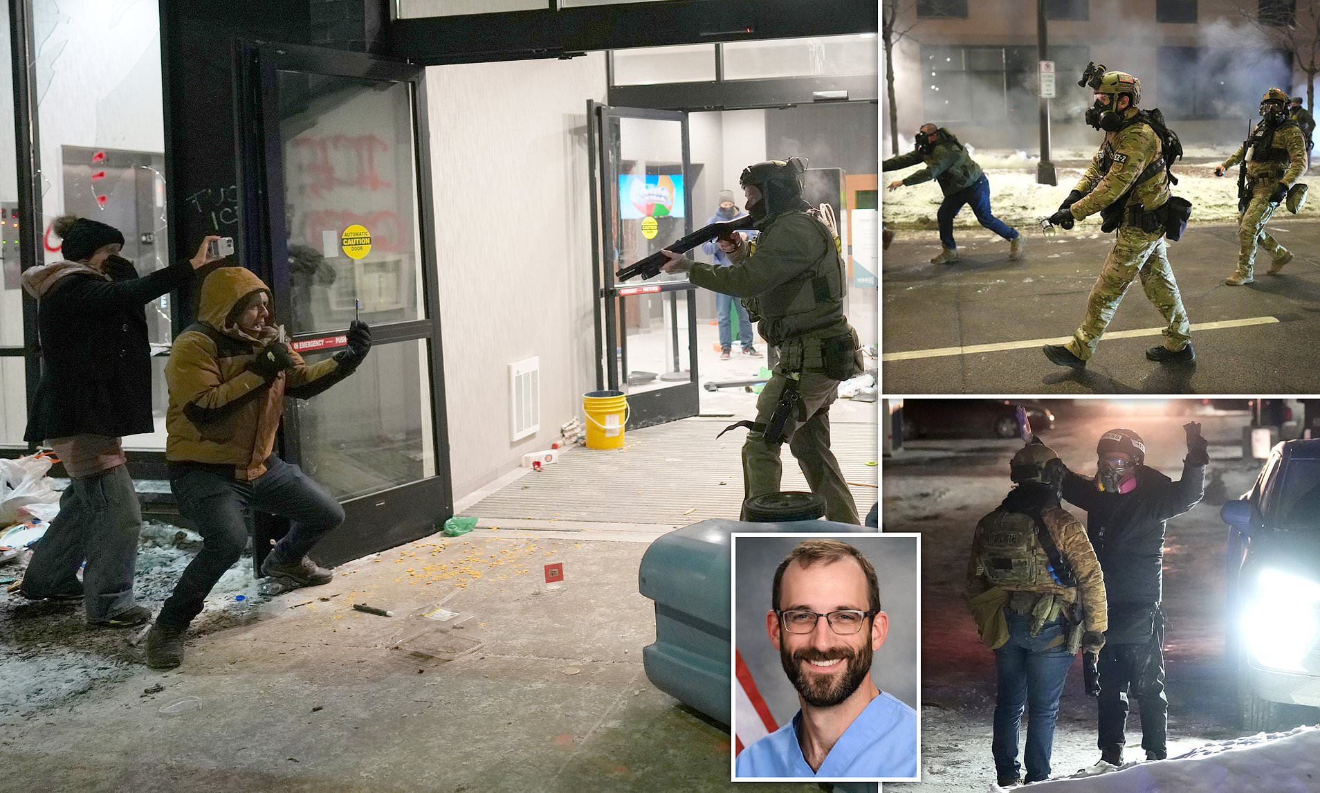 Protesters lay siege to Minnesota hotel in chaotic scene amid unrest in ...