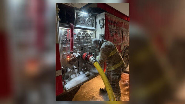 Frozen hydrants led to limited water supply during early morning ...