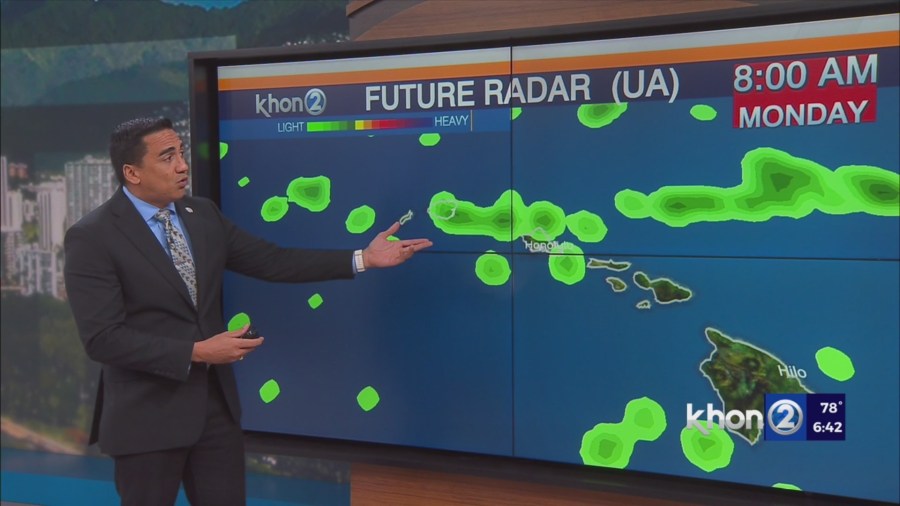 Weak cold front to increase shower chances for some areas