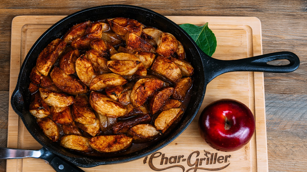 How to make smoked cinnamon apples