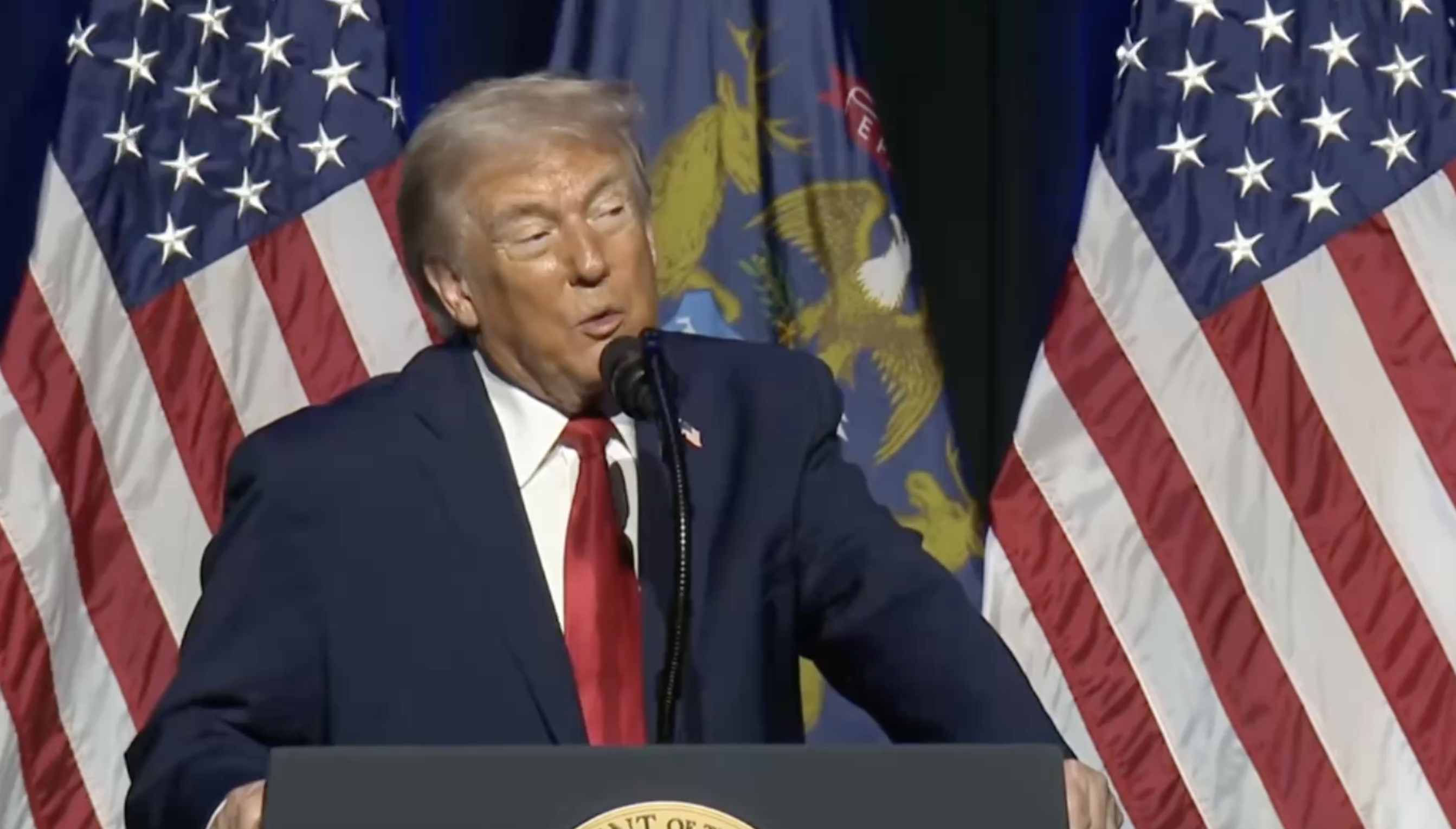 'We hit it with Joe': Trump tests the limits of his partisanship, goes ...