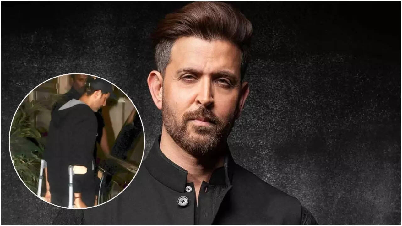 Hrithik Roshan addresses the use of crutches; says, 'Each body part ...