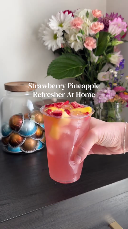 Strawberry pineapple combo that will make you smile