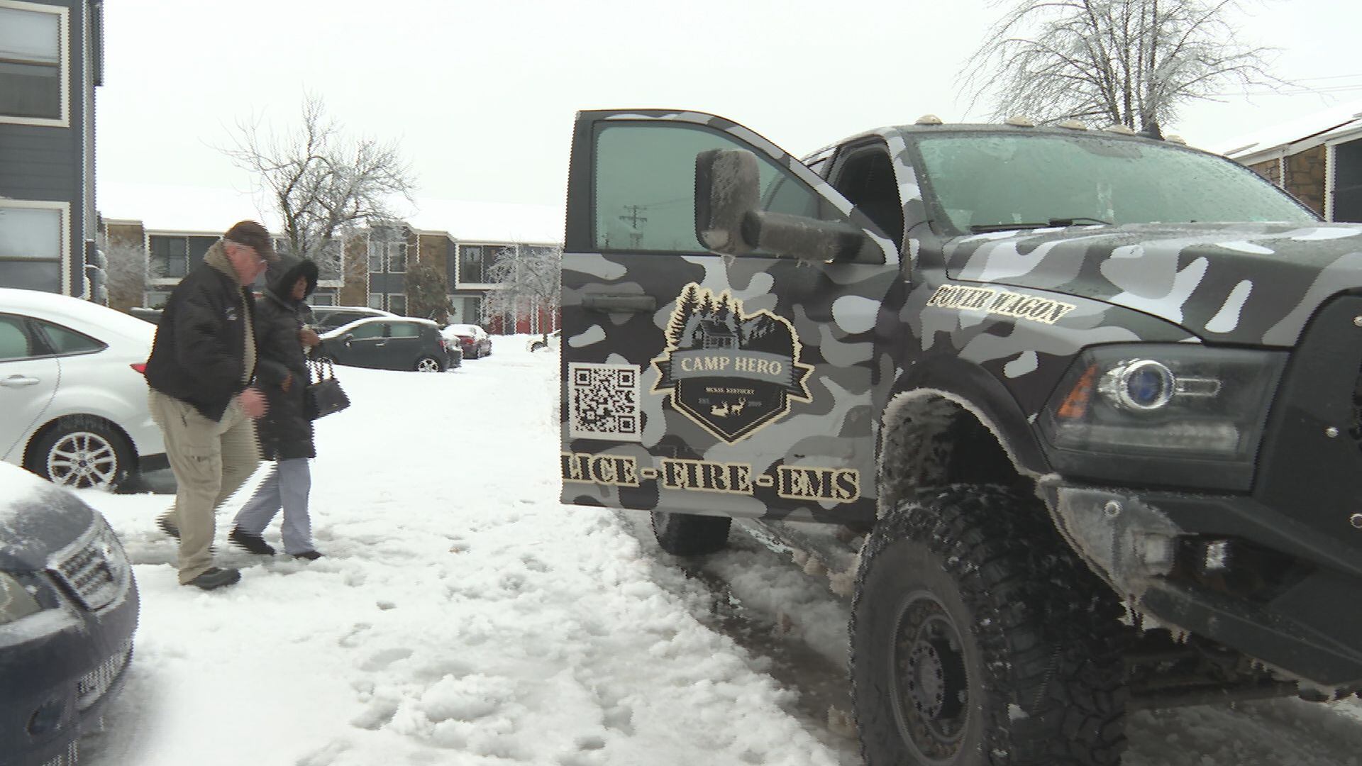 Camp Hero helps healthcare workers get to work during winter weather