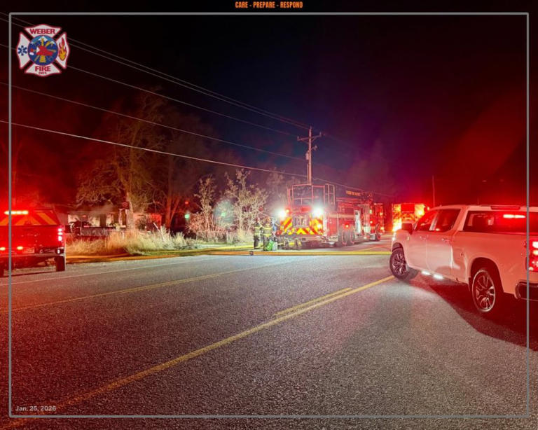 Weber County house heavily damaged after being 'fully engulfed' in ...